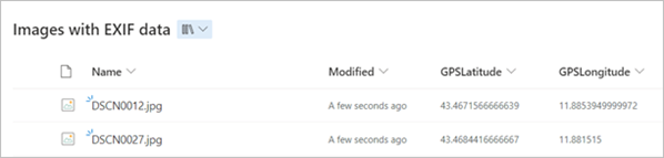 Extract EXIF data from images—ArcGIS for SharePoint | الوثائق